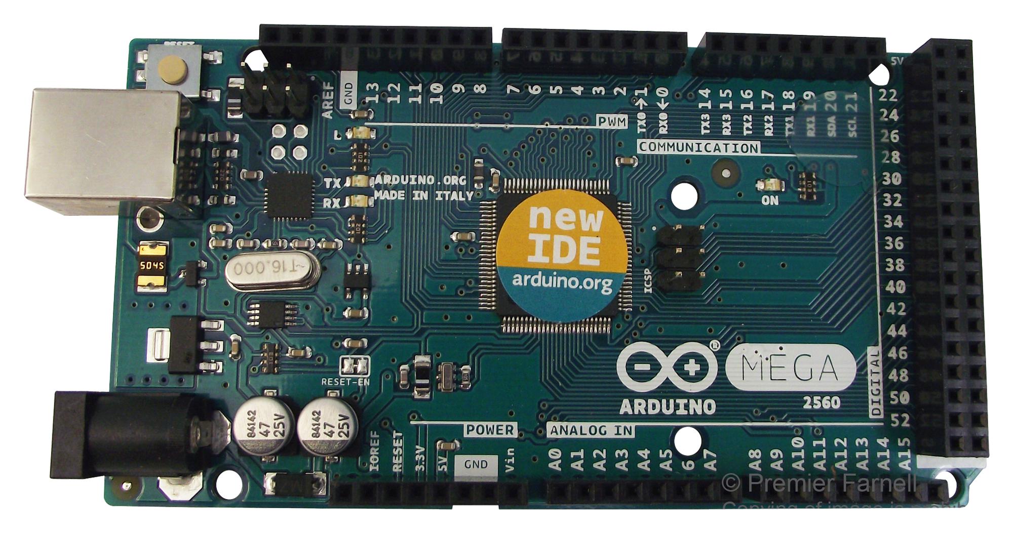 A000067 Arduino Sbc Arduino Mega Rev3 Atmega2560 Farnell At